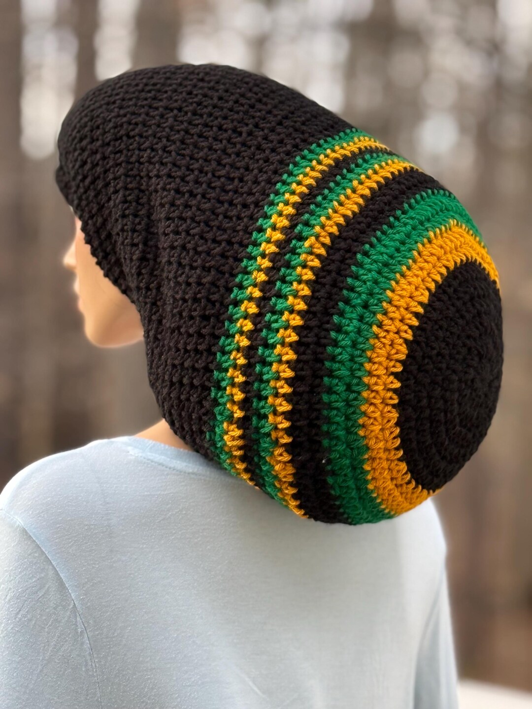 Crochet Jamaican Dreadlocks Tam: Extra Long Rasta Hat - Etsy