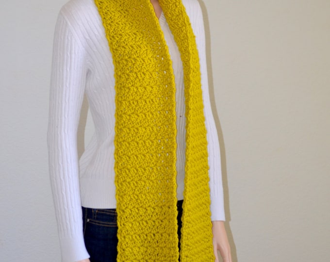 Crochet Premium Lime Scarf/ Extra Long Scarf/ Women's Fashion Scarf ...