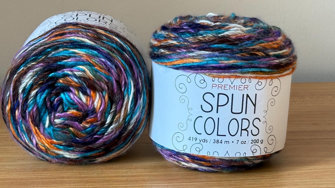 Premier Spun Colors Yarn, Twilight, 1 Skein - Etsy