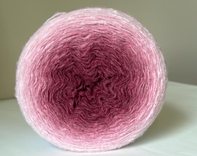 Caron Cloud Cake Perfect Phasing Rhubarb Yarn. 720 Yds/ 658 M. 1 Skein ...