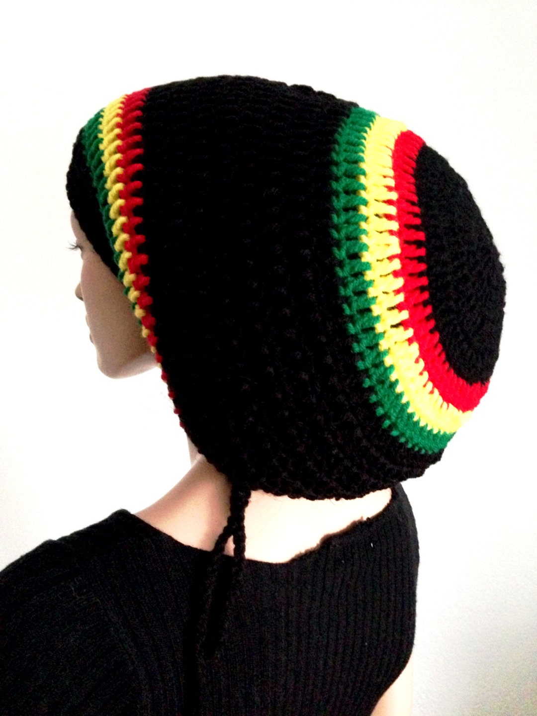 MEGA Crochet Rasta Tam | XXXL Unisex Dreadlocks Hat - Etsy