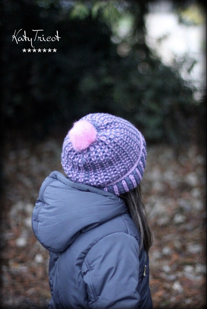 Knitting Pattern Hat VICE VERSA Hatchild Adult English - Etsy