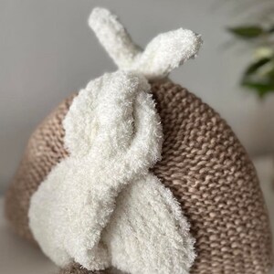 Knit Pattern - HUGGY BUNNY Cushion - Nursery, Toddler, Child, Decor ...