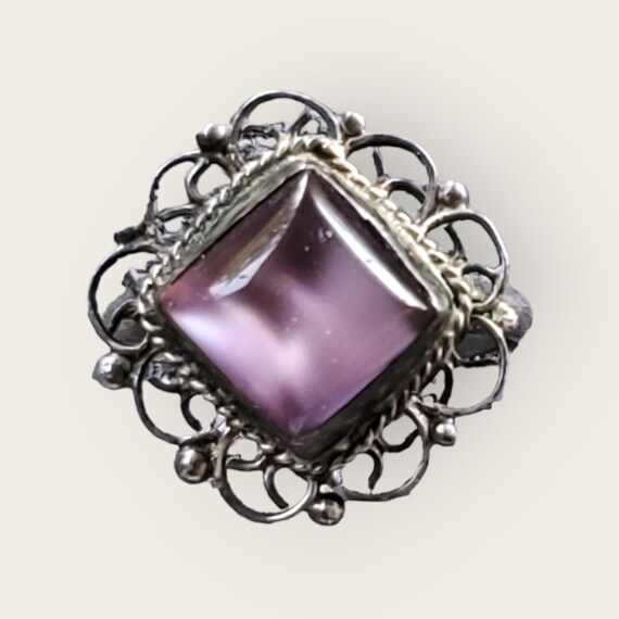 Antique Arts & Crafts Ring, Arts and Crafts Paste Rin… - Gem