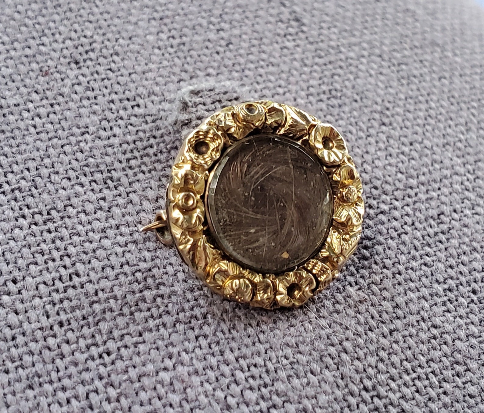 Antique Mourning Pin Victorian Era Mourning Brooch Antique - Etsy