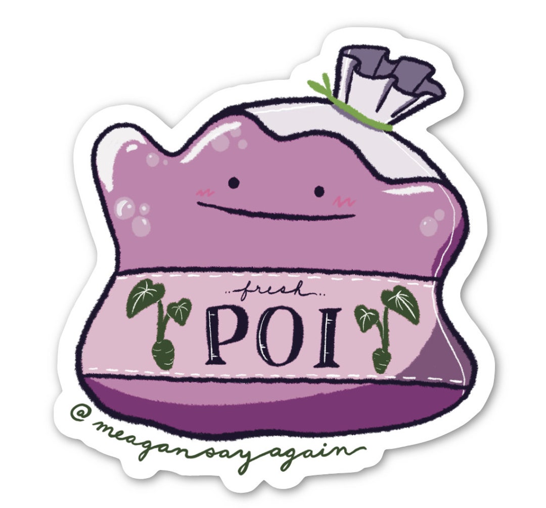Poi Ditto UV Proof Vinyl Sticker - Etsy