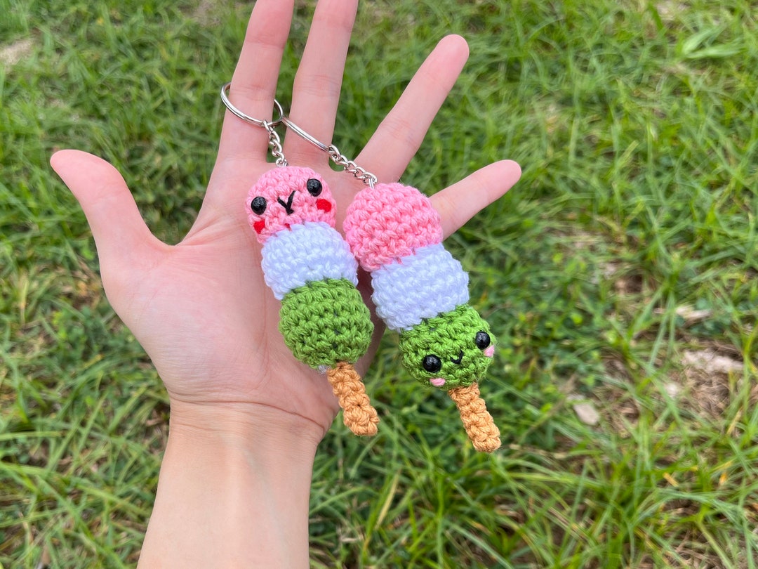 Dango Keychain Amigurumi - Etsy