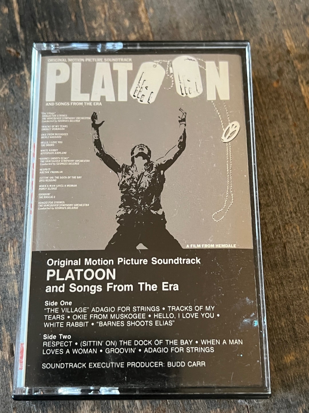 Platoon Original Motion Picture Soundtrack Cassette Tape - Etsy
