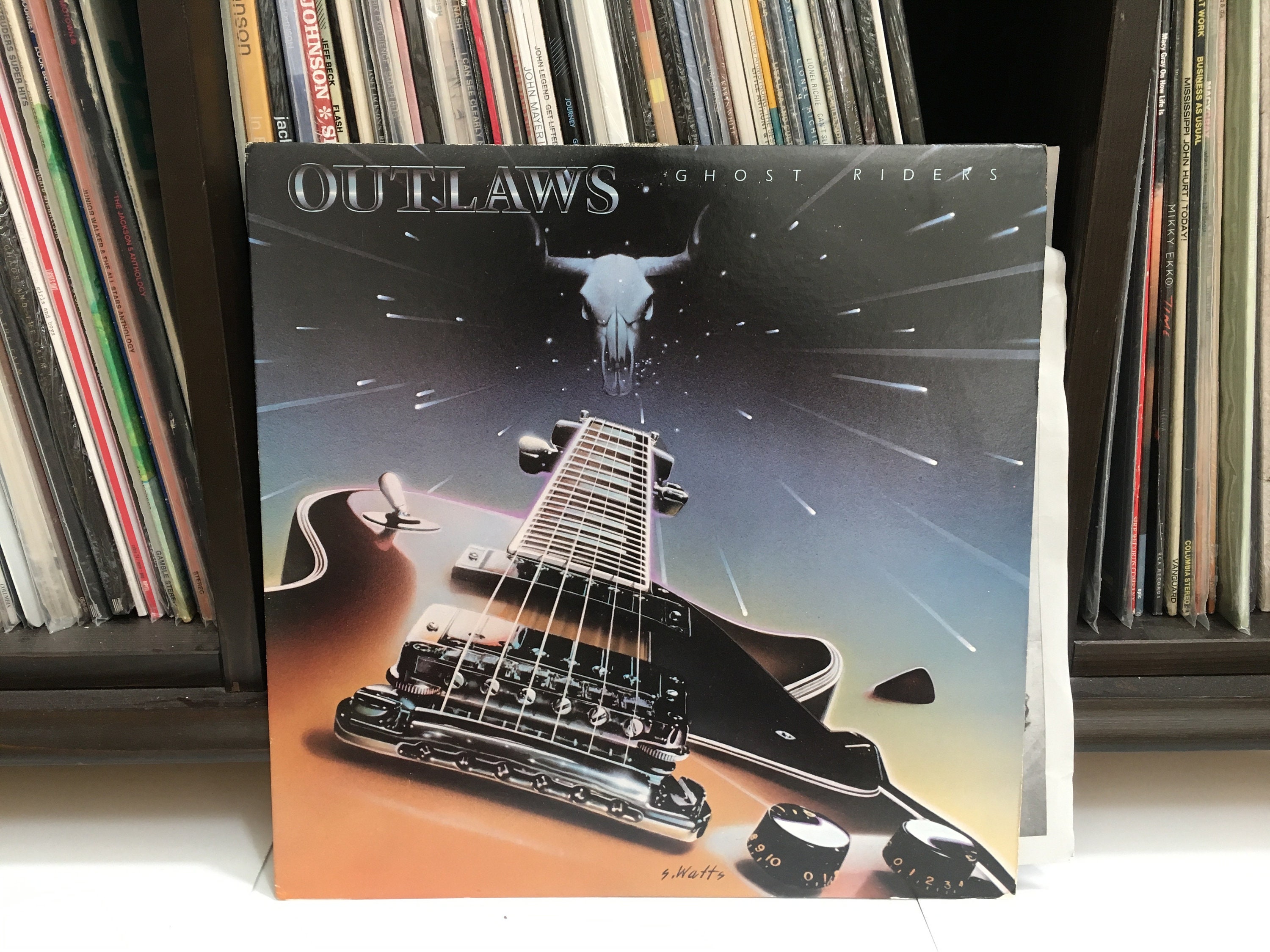Outlaws Ghost Riders vinyl record | Etsy