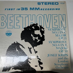 Set of 3 Beethoven Albums - Piano Concerto No. 1 and 4, Symphony No. 4 ...