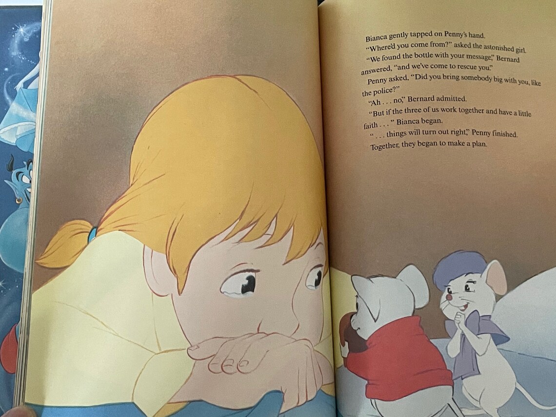 Disney's The Rescuers Classic Storybook Hardcover Book | Etsy