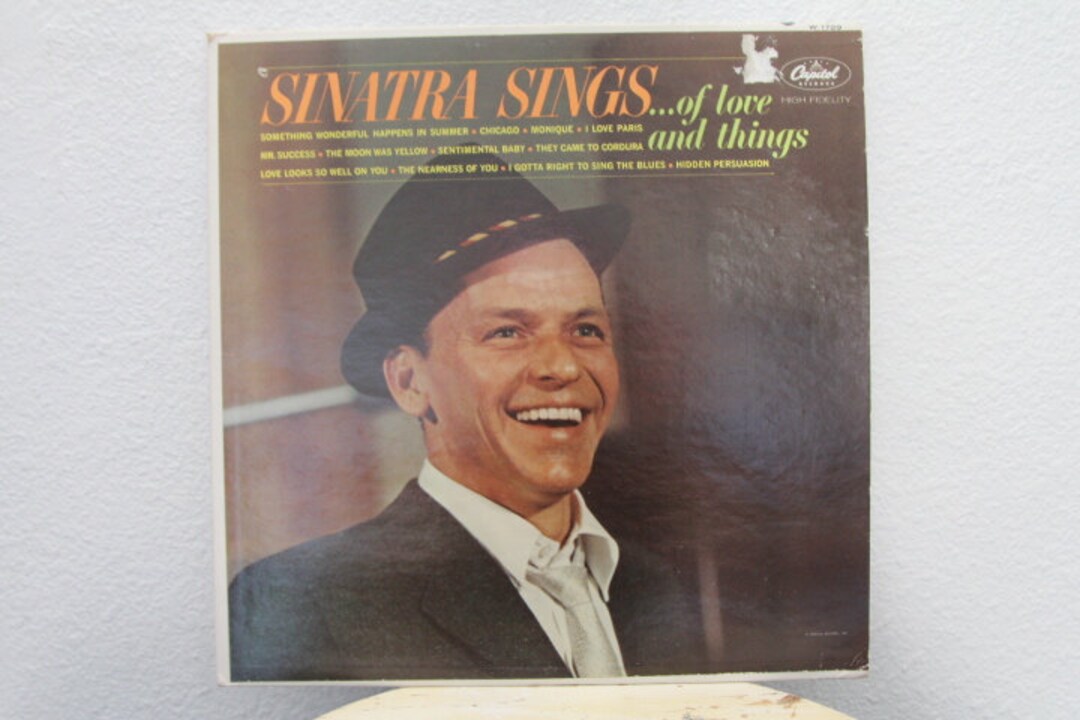 Frank Sinatra sinatra Sings...of Love and Things Vinyl Record - Etsy