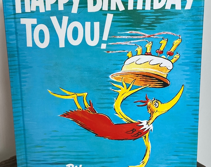 Happy Birthday to You! - Dr. Seuss - Hardcover Book - Etsy