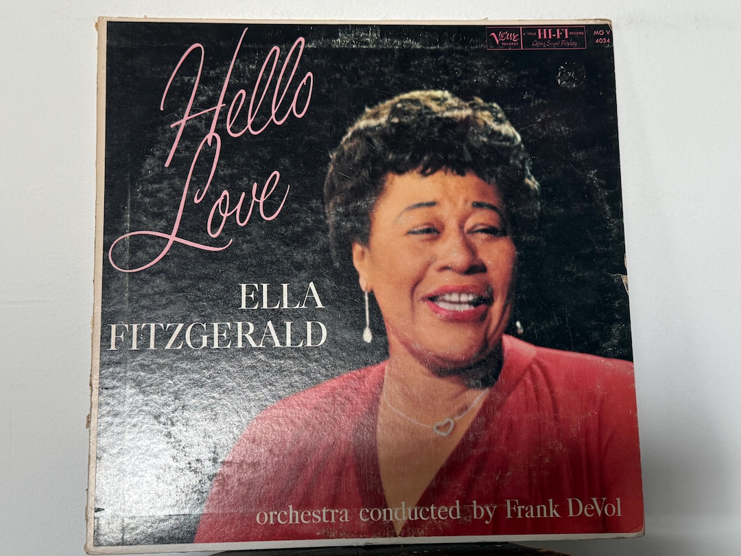 Ella Fitzgerald - "hello Love" Vinyl Record - Etsy
