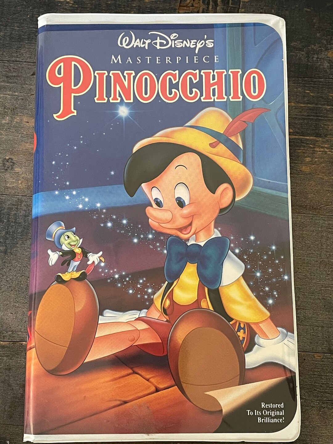 Walt Disney's - "pinocchio" VHS, Masterpiece Collection - Etsy