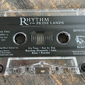 The Lion King - "rhythm of the Pride Lands" Cassette Tape - Etsy