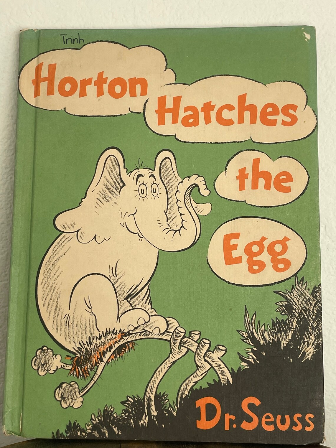 Horton Hatches the Egg Book Club Edition Dr. Seuss | Etsy