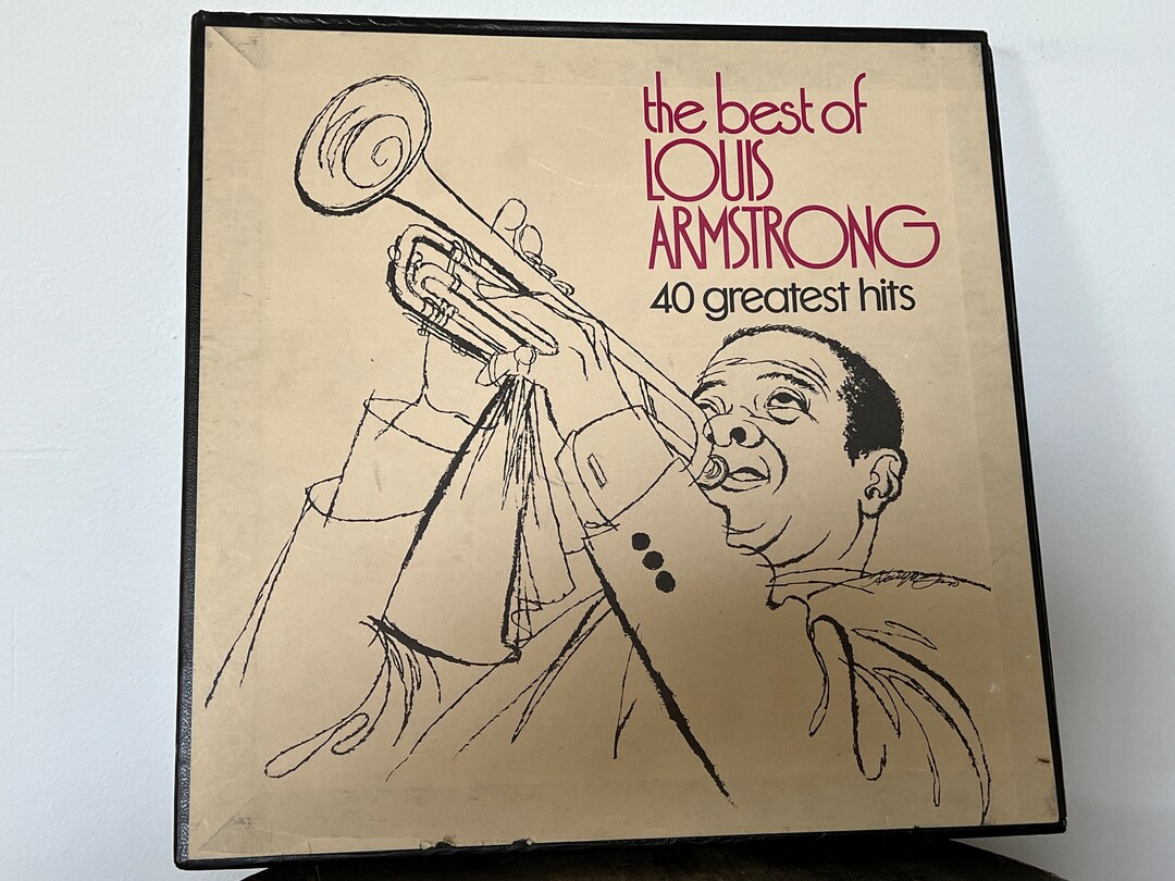 Louis Armstrong - "the Best of Louis Armstrong" Vinyl Records - 4 Lps ...