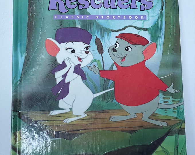 Disney's the Rescuers - Classic Storybook - Hardcover Book - 1989 - Etsy