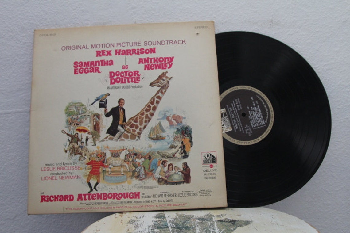 Doctor Dolittle Original Motion Picture Soundtrack Music by - Etsy