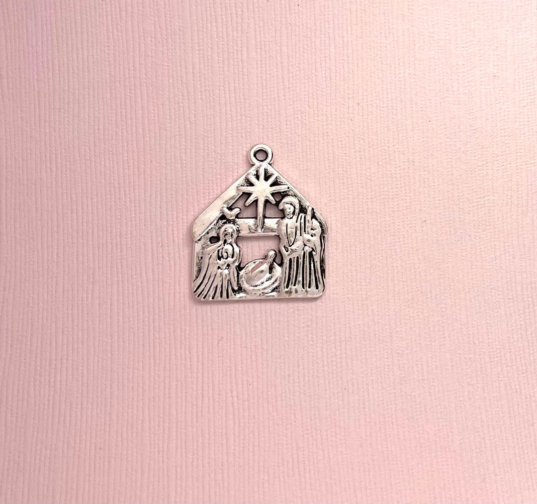 Nativity Charms, Christmas Charms, Christmas Nativity Scene Charms, 6 ...