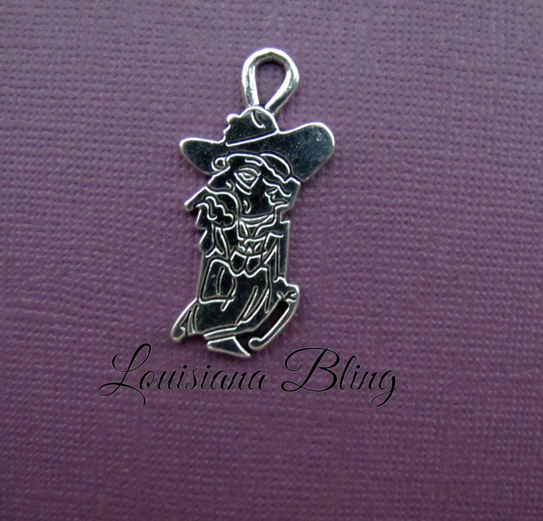 Large Colonel Rebel Old Cowboy Mascot Pendant Charm 50 Pieces 37 X 18 ...