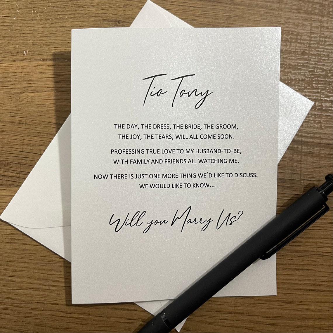 Will You Be Our Officiant Marry Us Card Proposal Officiant Proposal ...