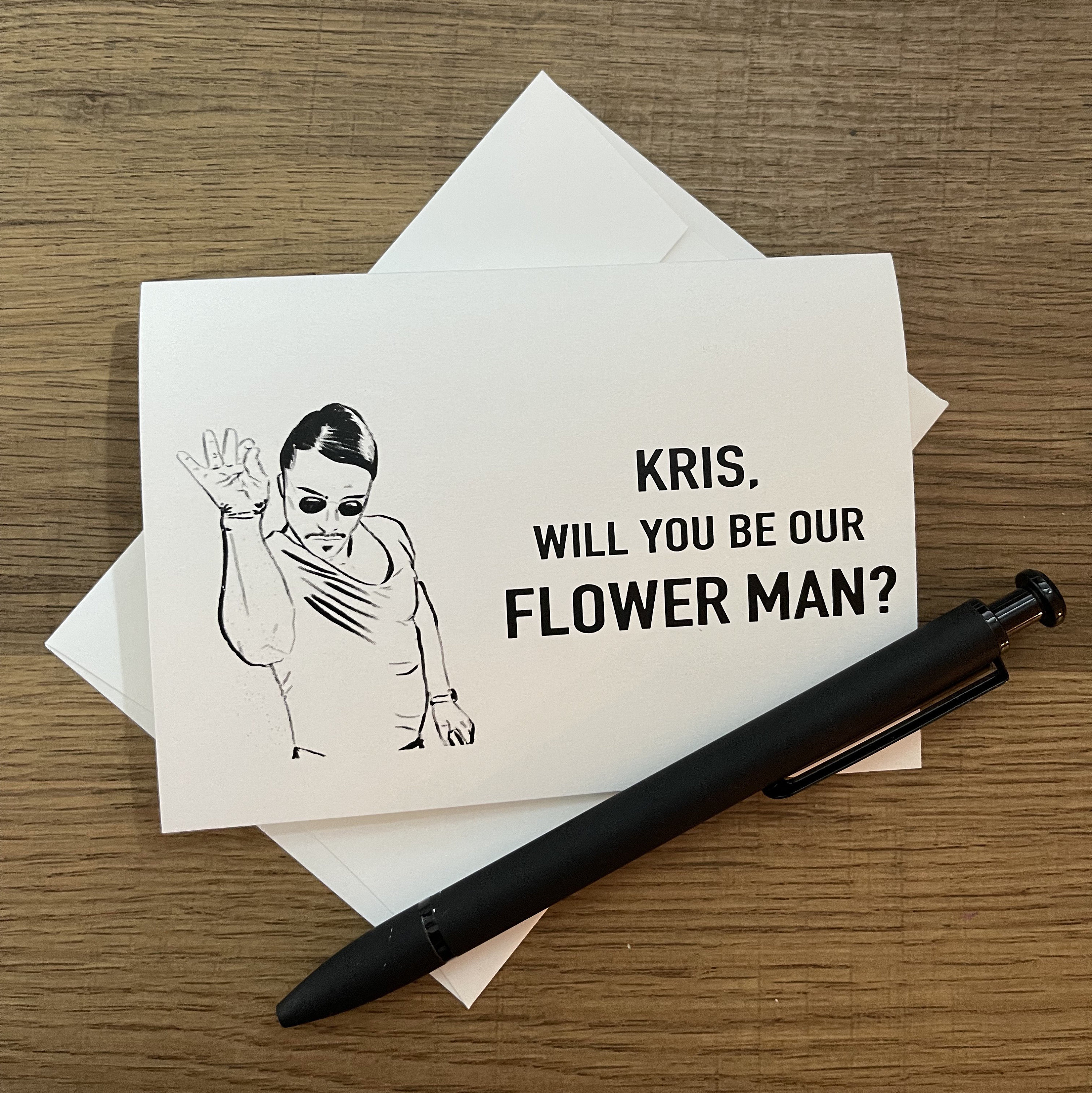 Will You Be Our Flower Bae Boy Girl Dude Our My Groomsman Card | Etsy