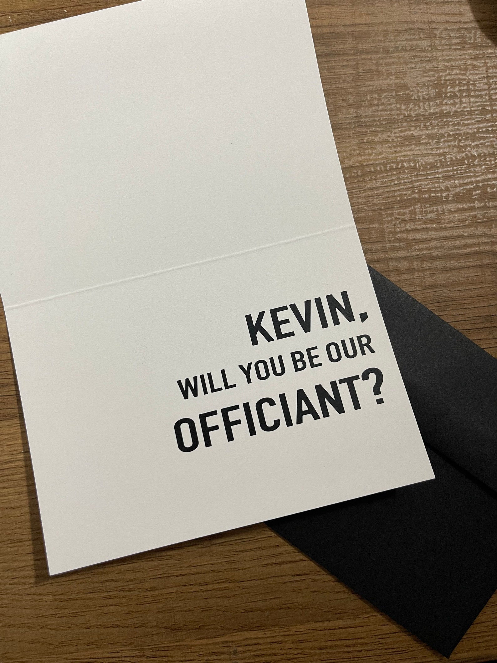 Officiant Proposal Card Will You Marry Us Officiate Our | Etsy