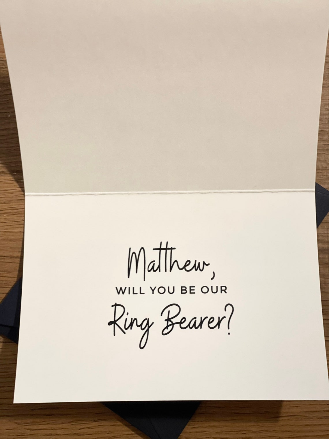 Ring Bearer Proposal Card Flower Boy Proposal Flower Dude - Etsy