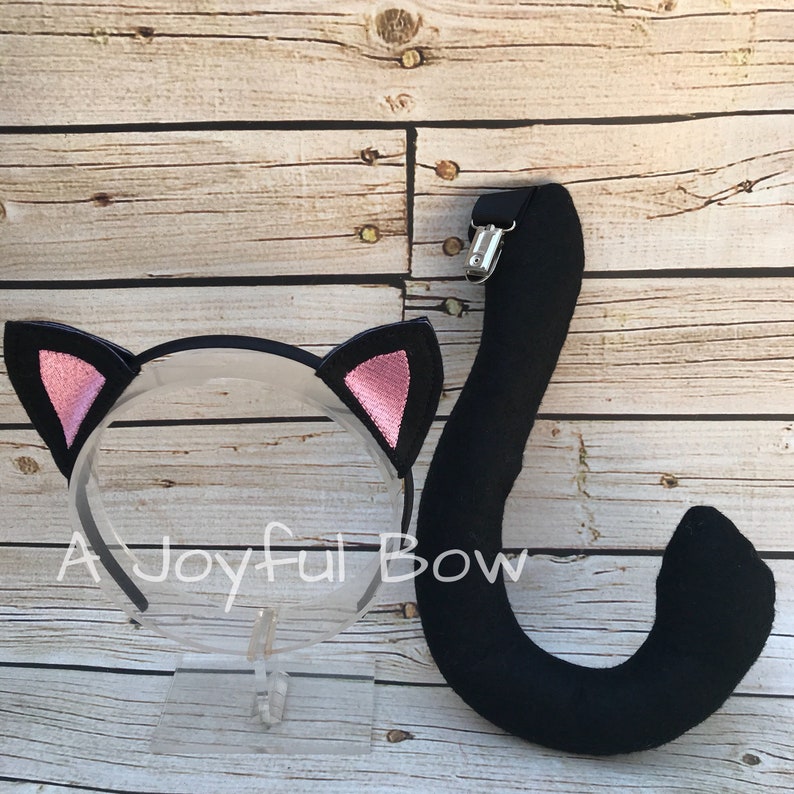 Cat Ear and Tail Costume Set Cat Costume Kitten Costume Cat | Etsy