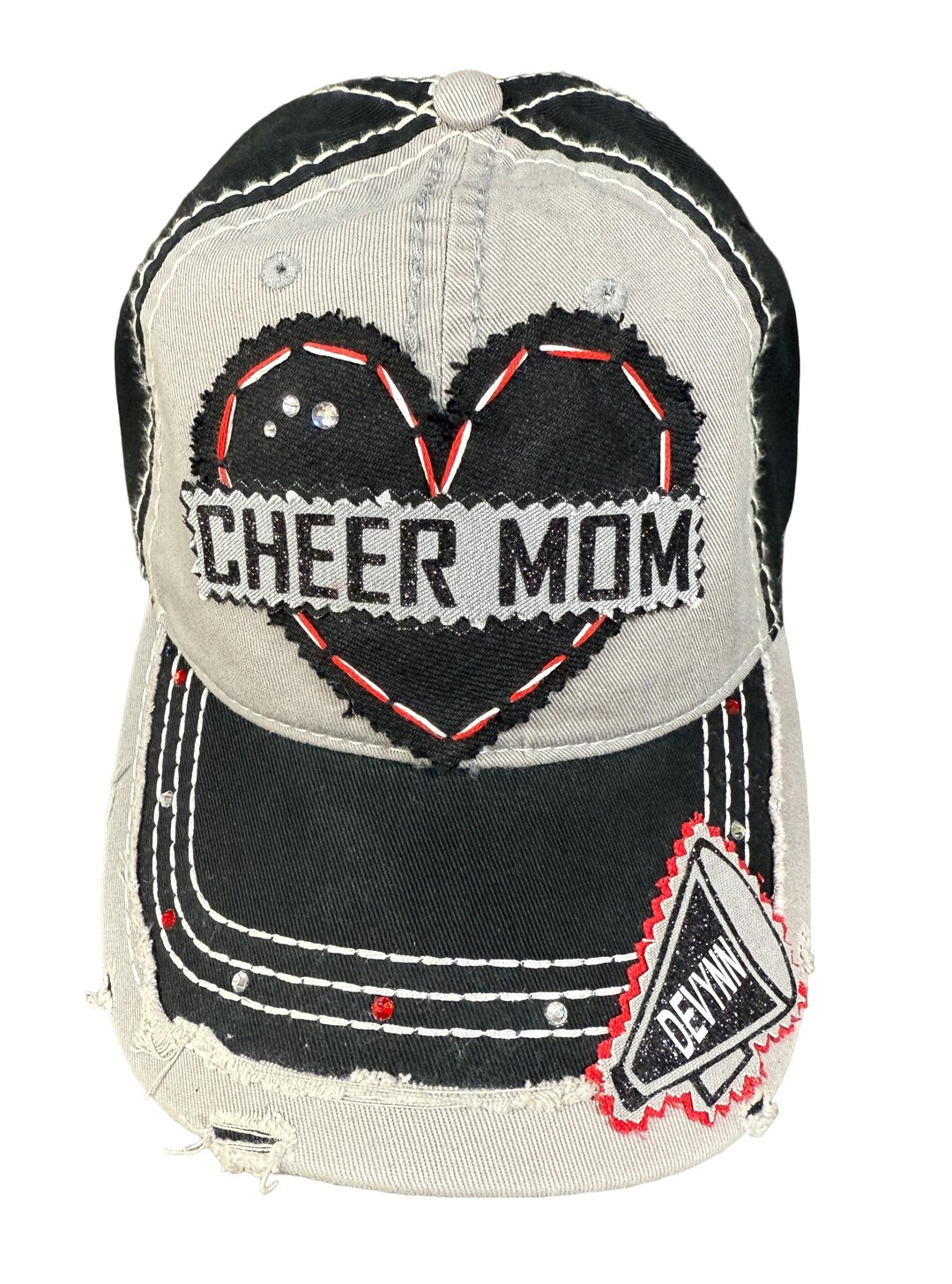 Custom Cheer MOM Hat - Cute Cheer Hat - Custom Colors - Personalize ...