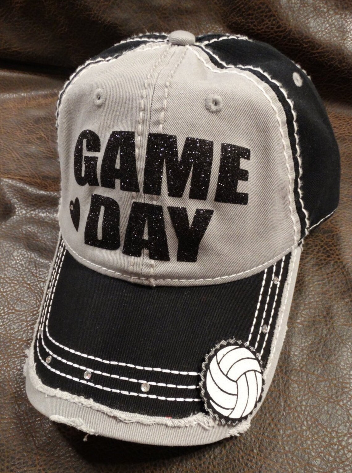Game Day Sports Distressed Baseball Hat | Etsy