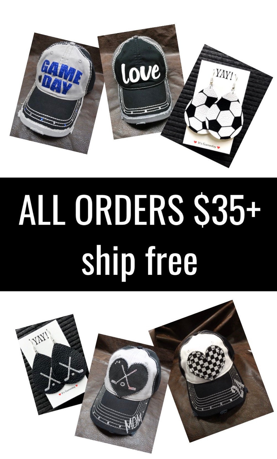 NO BLING Baseball Love Distressed Baseball Hat No Bling - Etsy