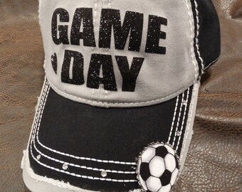 Game Day Sports Mom Baseball Hat Custom Colors Game Hat | Etsy