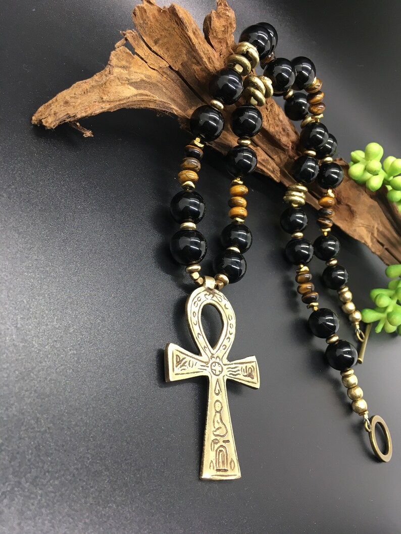 Men's Ankh Necklace Mens Gift Men's African - Etsy
