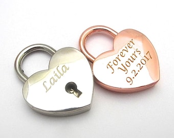 Engraved lock | Etsy