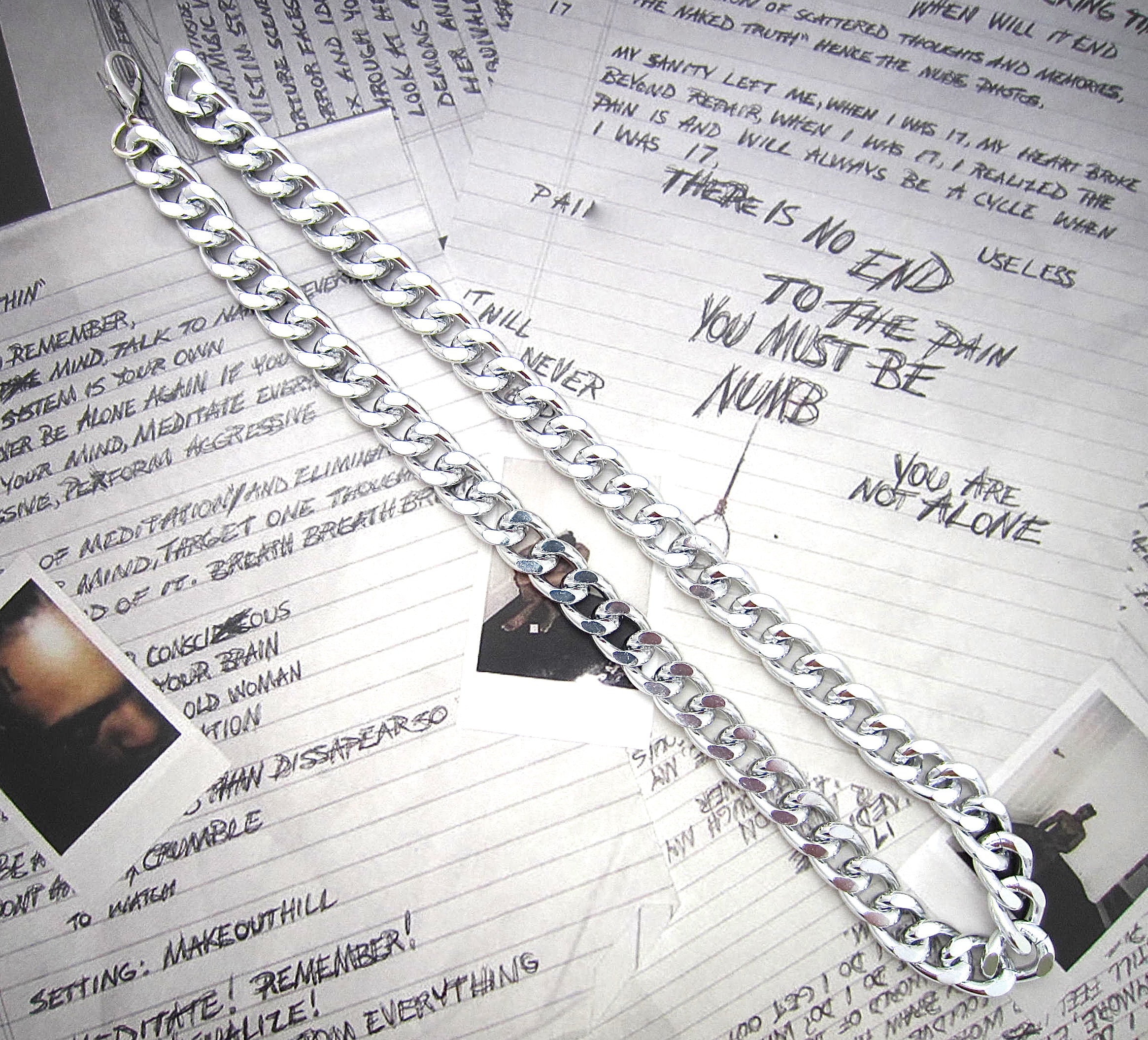 Xxxtentacion Style Chain Lightweight Choker Necklace Etsy