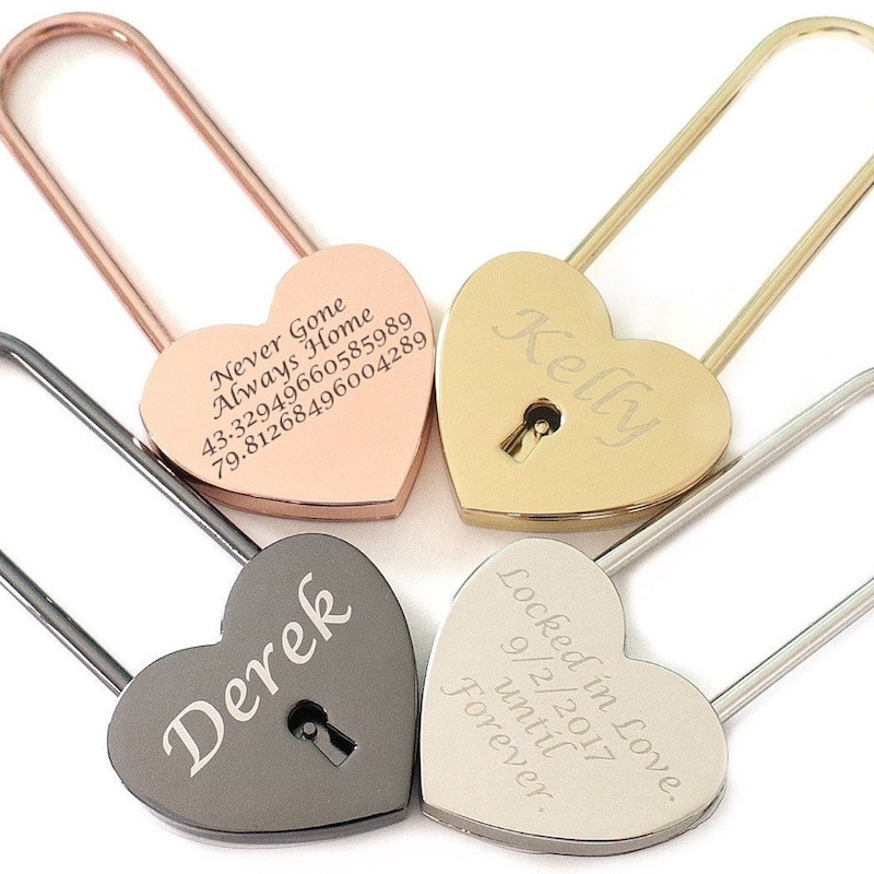 Heart Lock - Etsy