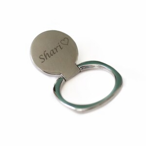 Engraved Cell Phone Ring, Customized Ring Stand, Personalized Phone ...