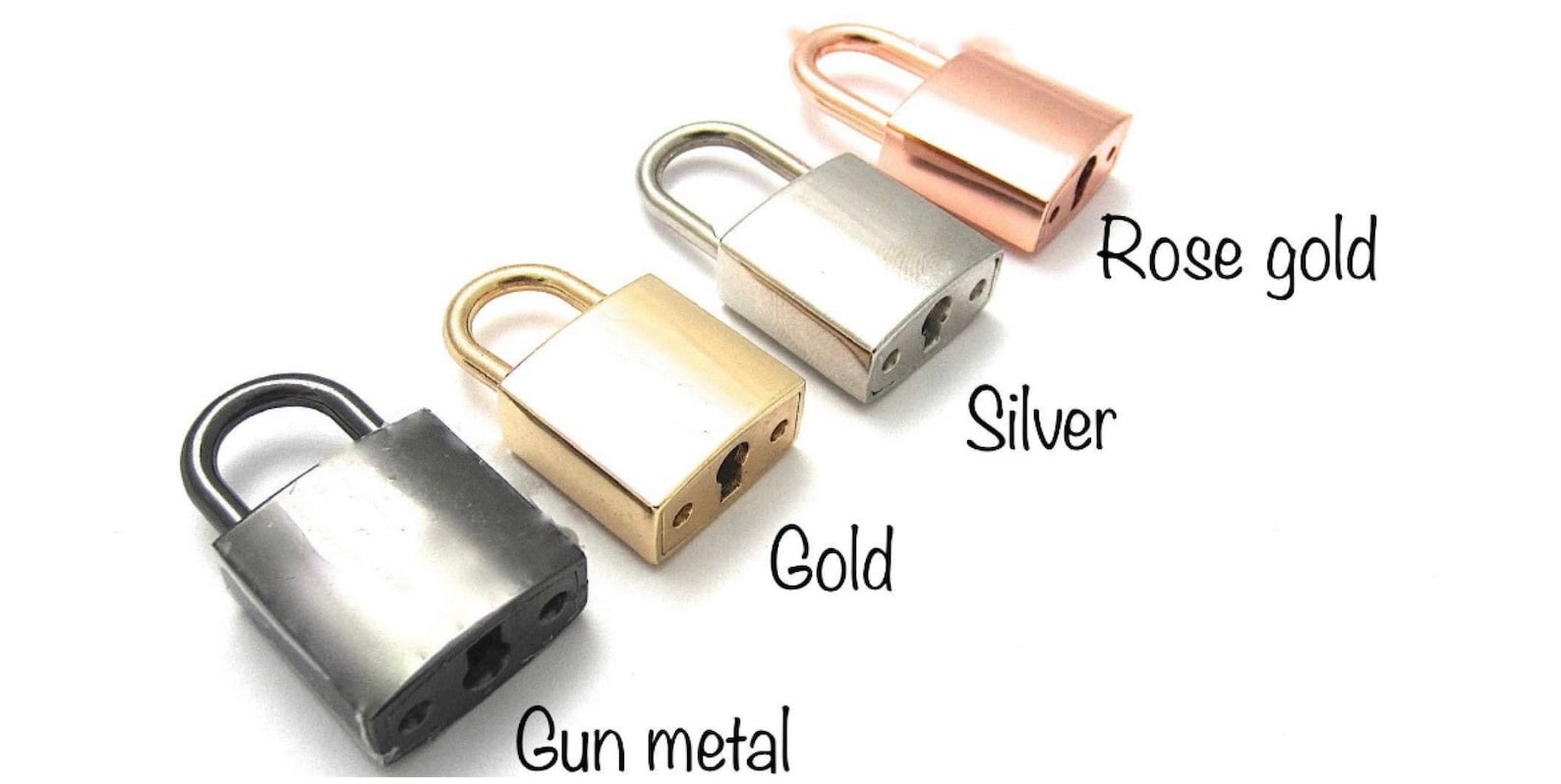 Engraved Padlock Necklace, Custom Lock and Key Set, Gold Day Collar ...