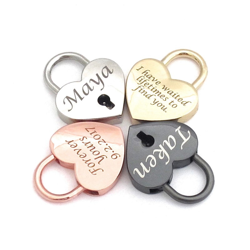 Heart Shaped Lock - Etsy