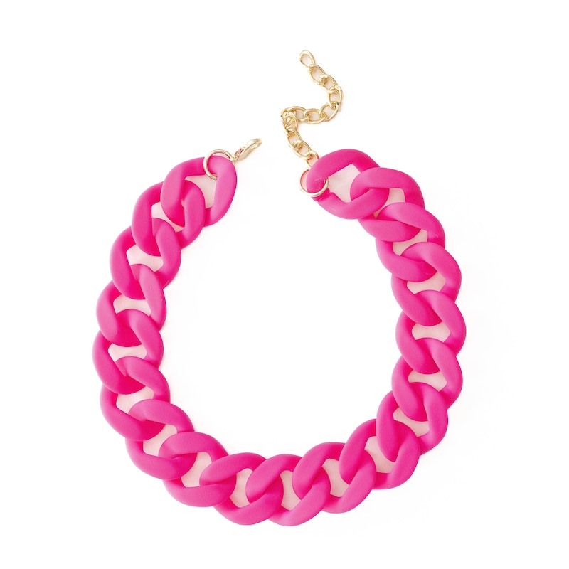 Chunky Chain Neon Necklace - Etsy