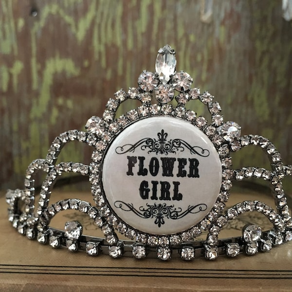 Flower Girl Tiara - Etsy