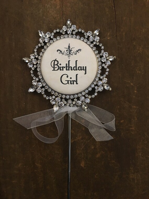 Cake Topper Birthday Girl. - Etsy