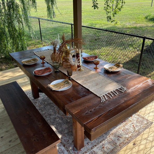 Barnwood Table - Etsy