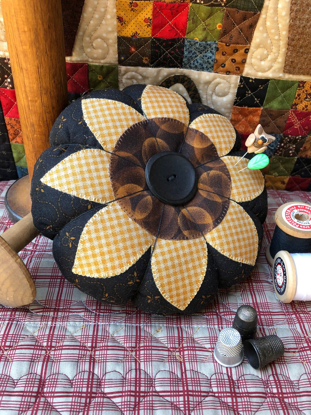 Suzie Sunflower Pincushion Pattern - Etsy Canada