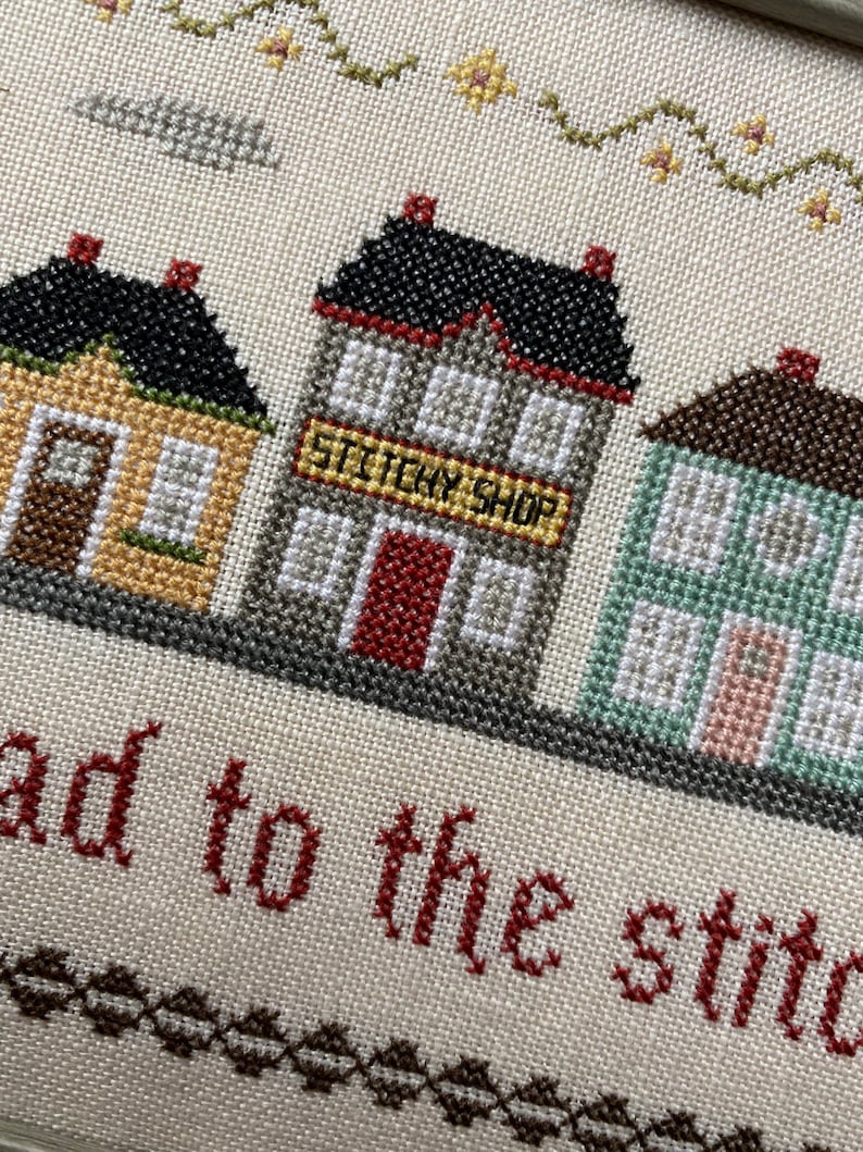 All Roads Lead to the Stitchy Shop Cross Stitch Pattern (PDF) - Etsy