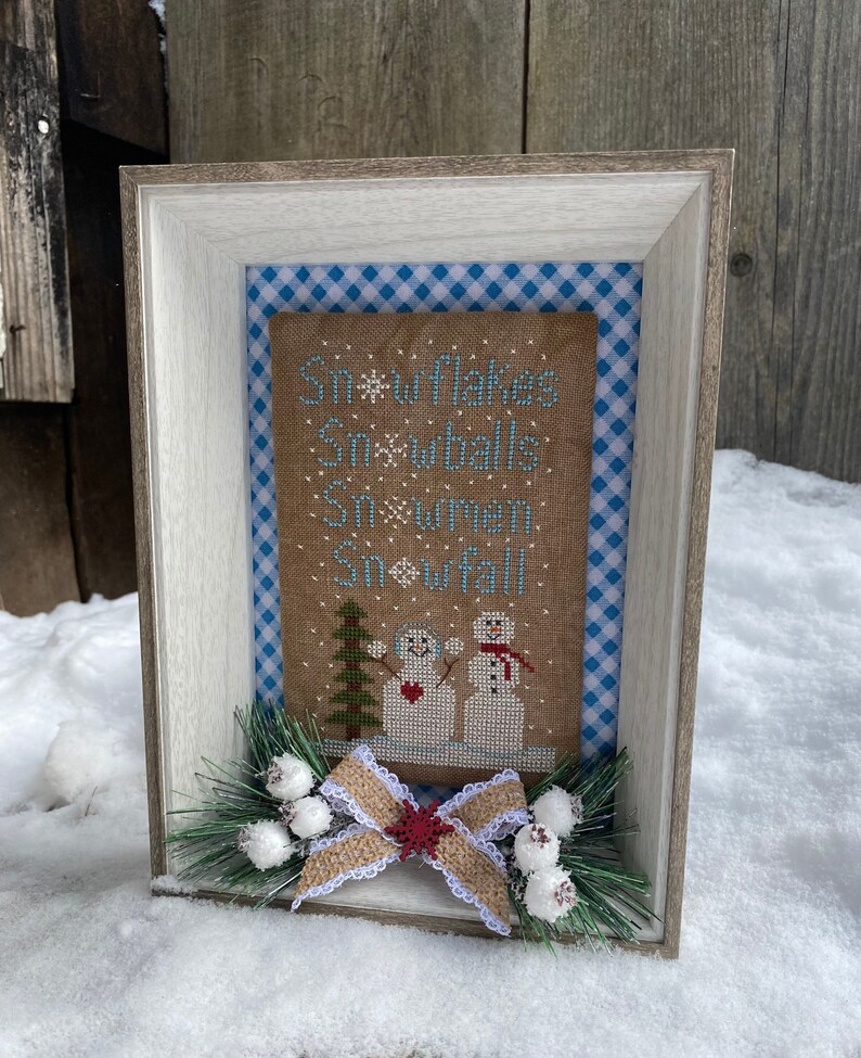 So Much Snow Cross Stitch Pattern PDF - Etsy