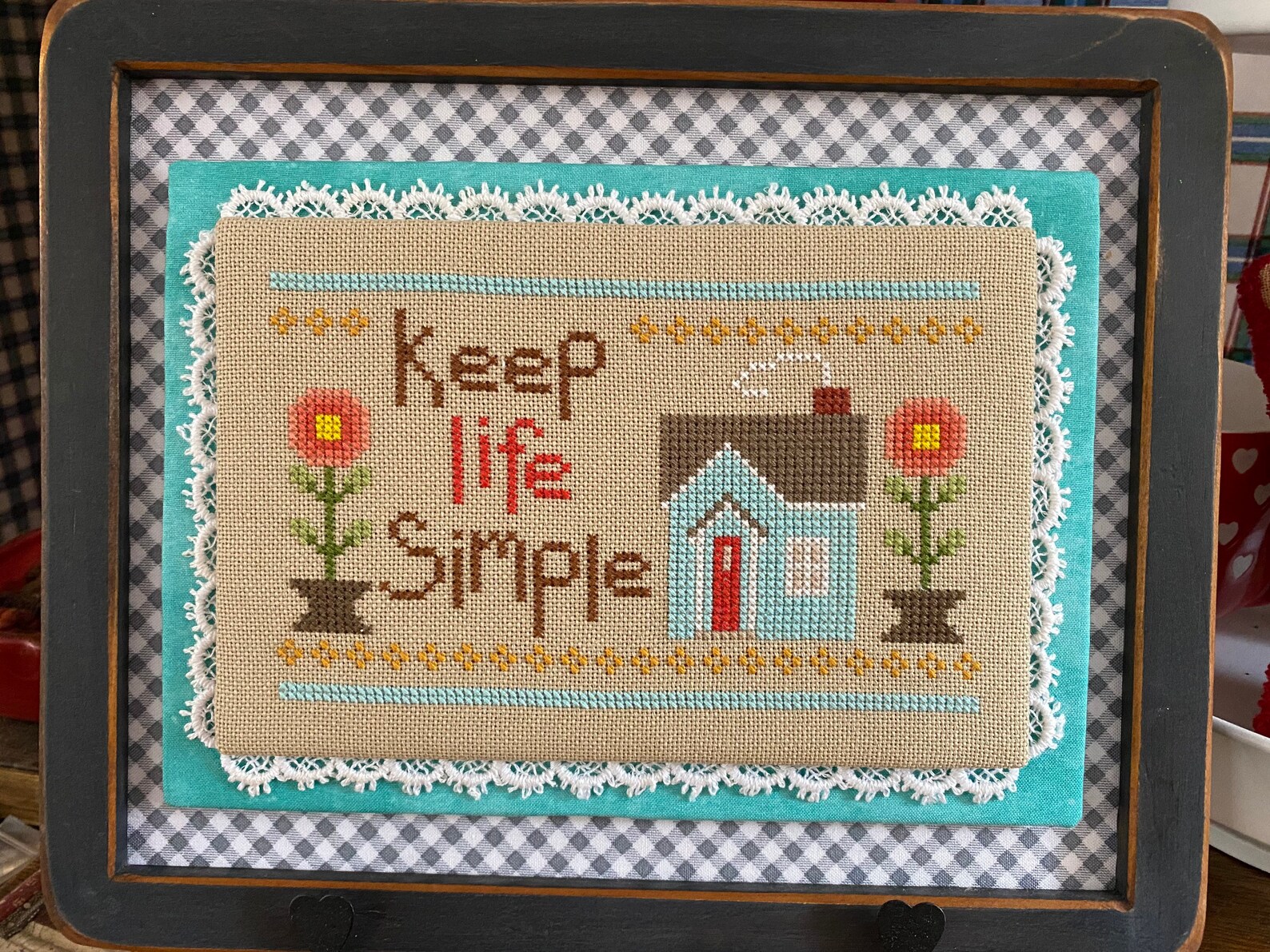 Keep Life Simple Cross Stitch Chart - Etsy